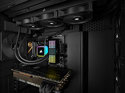 Corsair AF140 Elite, High-Performance 140mm PWM Fluid Dynamic Bearing Fan with AirGuide Technology (Low-Noise, Zero RPM Mode Support) Single Pack - Black