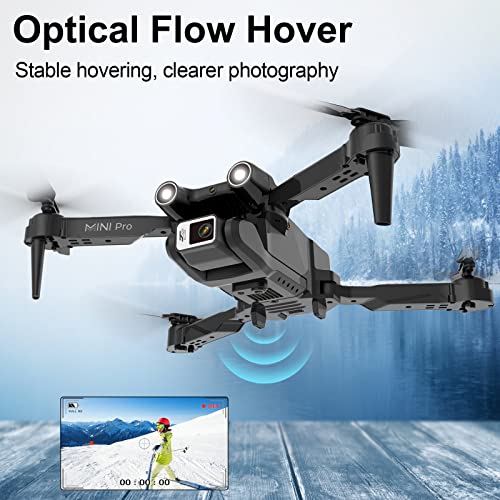 MOCVOO Drone with Dual Camera for Adults Kids, 1080P HD FPV Camera Drones with Carrying Case, Foldable RC Quadcopter Toy Gift for Boys Girls, 2 Batteries,120° RC Adjustable Lens,Gravity Control,3 Speeds