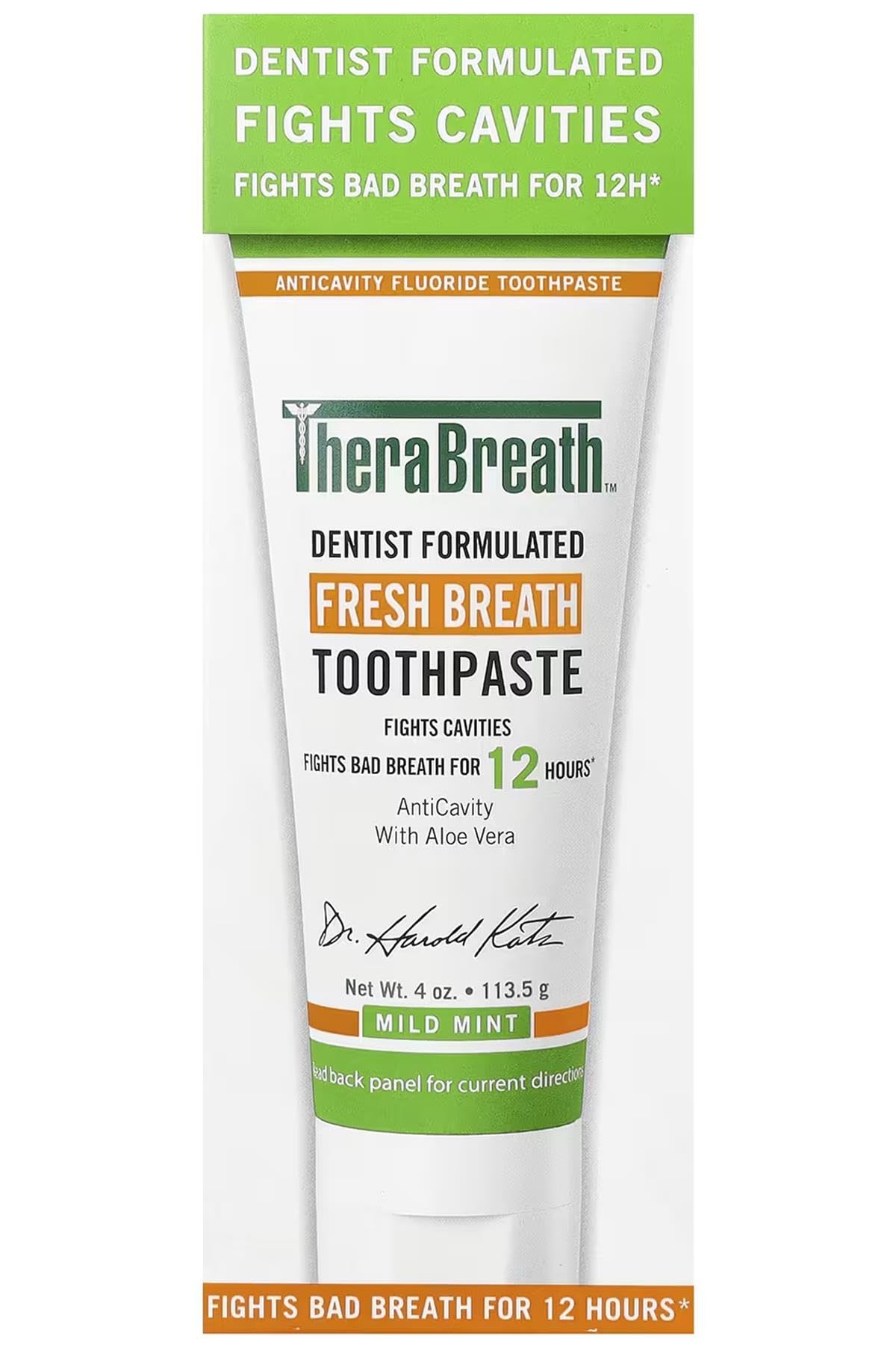 TheraBreath Fresh Breath Toothpaste 4 oz