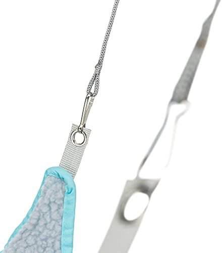 TRIXIE Small Animal Hanging Hammock for Ferrets, Soft and Cozy, Cage Accessory, Hooks Included