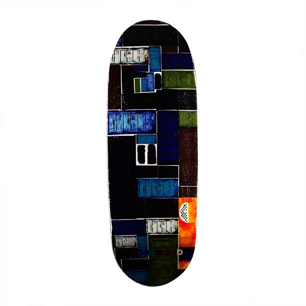NOAHWOOD Fingerboard Complete Set (NW8.0 Maple 6-Layer 360Flip Deck, NW3.0 King Trucks Silvery,NW3.0 Wheels Black) (Story Door iii, 100x34mm Standard Concave)