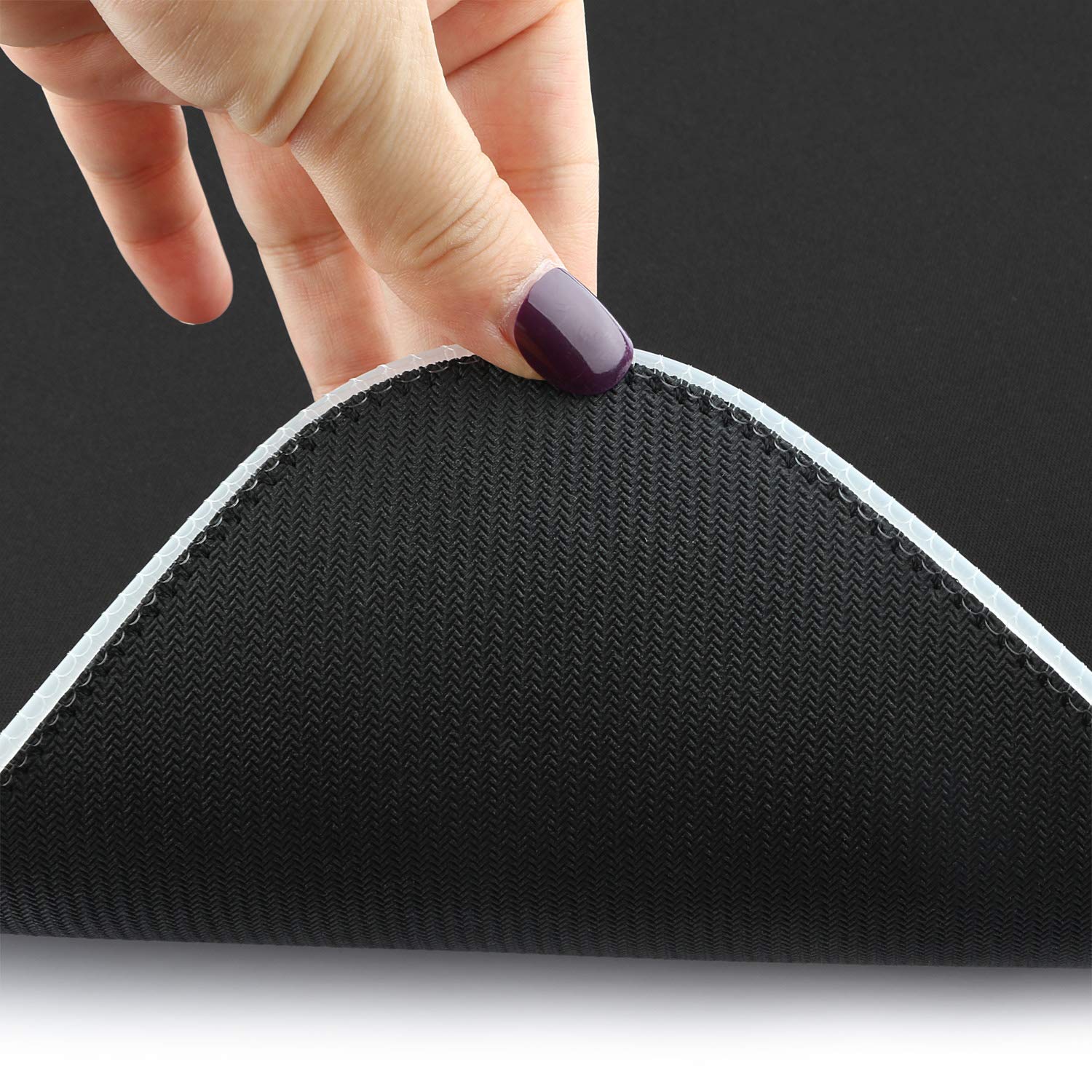 Redragon RGB LED Large Gaming Mouse Pad Soft Mat with Nonslip Base, XL Size with Stitched Edges for PC Gamer (31.5 x 11.8 x 0.16 inches)