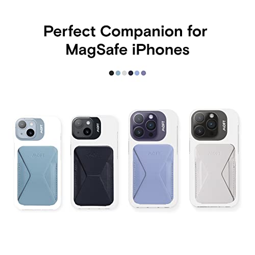 MOFT Magnetic iPhone 14 Pro Max Case and Phone Wallet Stand Snap Set, 3-Card Holder, 3-Angle Stand, Drop Proof, Scratch Resistant