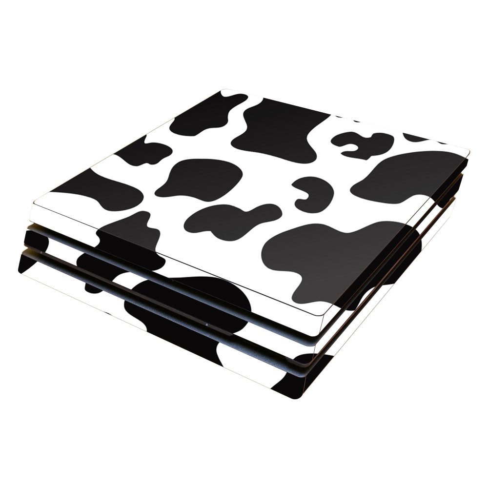 MightySkins Skin Compatible with Sony PS4 Pro Console - Cow Print | Protective, Durable, and Unique Vinyl Decal wrap Cover | Easy to Apply, Remove, and Change Styles | Made in The USA