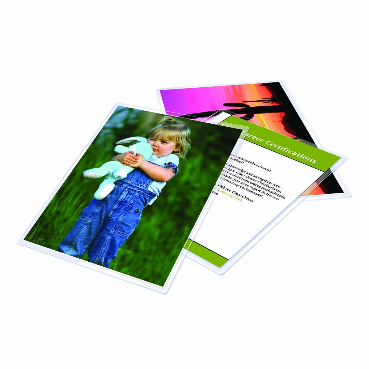 Royal Sovereign 3 Mil, Letter Size 11.25" x 8.75" x 0.7" Inches, Thermal Laminating Clear Gloss, 200 Pouches (SCR-003)