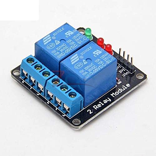 DC 5V 2 Channel Relay Module Red Green Indicator Light LED for Arduino ARM PIC AVR DSP
