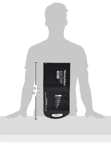 Welch Allyn WELREUSE-13-1SC FlexiPort Reusable One Piece Cuffs, One-Tube, Thigh, Size 13