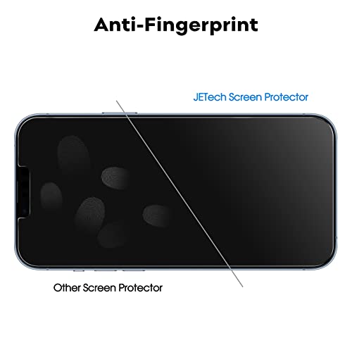 JETech Privacy Screen Protector for iPhone 13 Pro Max 6.7-Inch with Camera Lens Protector, Anti-Spy Tempered Glass Film, Easy Installation Tool, 2-Pack Each