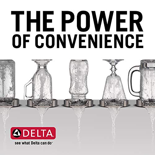 Delta Faucet Glass Rinser for Kitchen Sinks, Kitchen Sink Accessories, Bar Glass Rinser, SpotShield Stainless GR150-SP