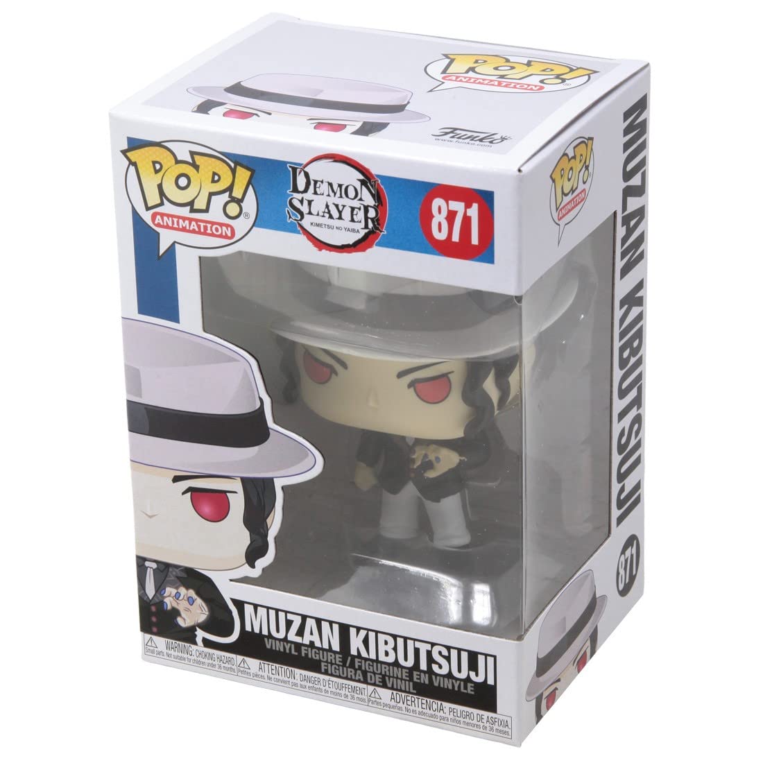 POP Demon Slayer - Muzan Kibutsuji Funko Vinyl Figure (Bundled with Compatible Box Protector Case)
