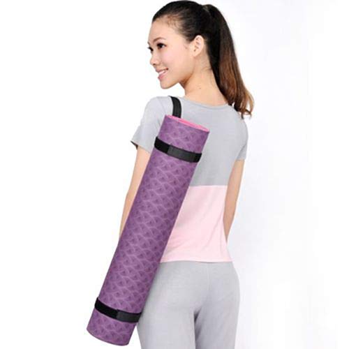 bjlongyi Yoga Mat Strap, Bundled with Hand-Held Hair Buckle Shoulders, Durable Carrying Sling Strap Accessory Tool