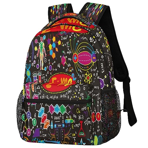 Educational Physics Travel Laptop Backpacks Lightweight Travel Hiking Camping Casual Daypack Backpack for Men Women Adults