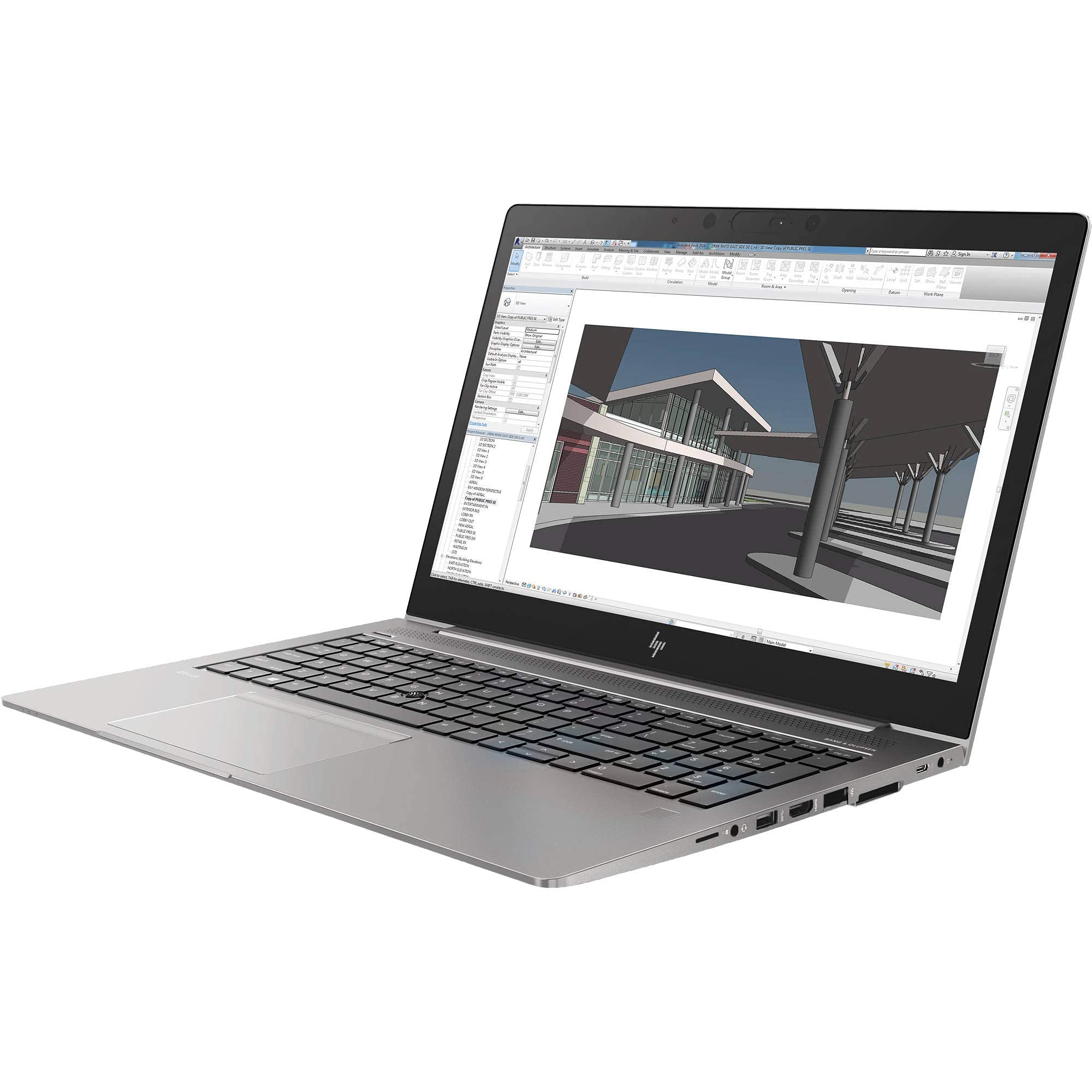 HP ZBOOK 15U G5 Workstation Laptop (Intel i7-8650U 4-Core, 32GB RAM, 512GB PCIe SSD, Intel UHD 620, 15.6" Full HD Bluetooth, Webcam, 1xUSB 3.1, Win 10 Pro (Renewed)
