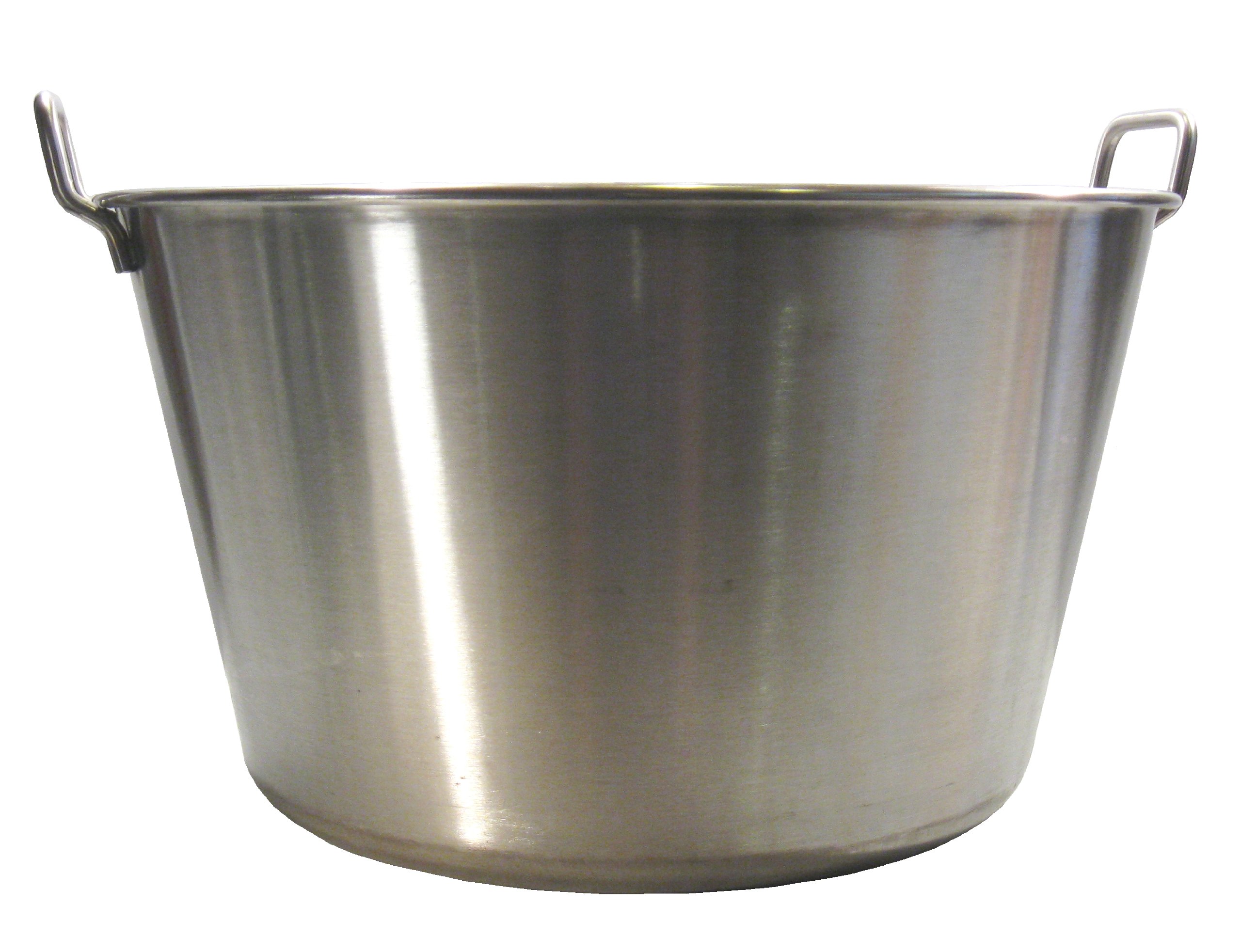 Cazo Grande Para Carnitas Extra Large 21" inch Stainless Steel Heavy Duty Acero Inoxidable Wok comal Fry