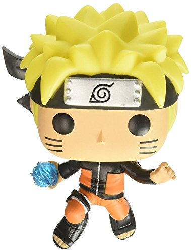 POP Naruto Shippuden - Naruto (Rasengan) Funko Pop! Vinyl Figure (Bundled with Compatible Pop Box Protector Case), Multicolor, 3.75 inches