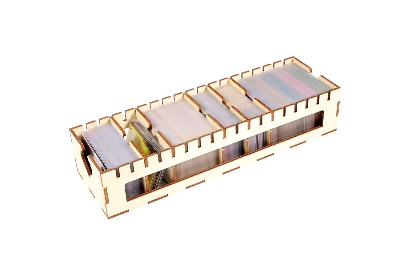 The Broken Token Game Organizer Compatible with Middara: Unintentional Malum - Act 1 - Wooden Game Organizing Box with Multiple Trays