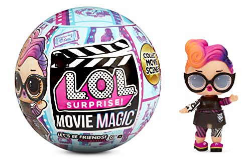 LOL Surprise Movie Magic Dolls with 10 Surprises Including Limited Edition Doll, Film Scenes, Movie Prop Accessories, Color Change ā Collectible Gift for Kids, Toys for Girls Boys Ages 4 5 6 7+ Years