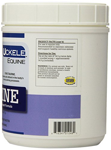 Uckele Taurine Horse Supplement - Calmative Support Formula for Horses - Equine Vitamin & Mineral Supplement - 2 pound (lb)
