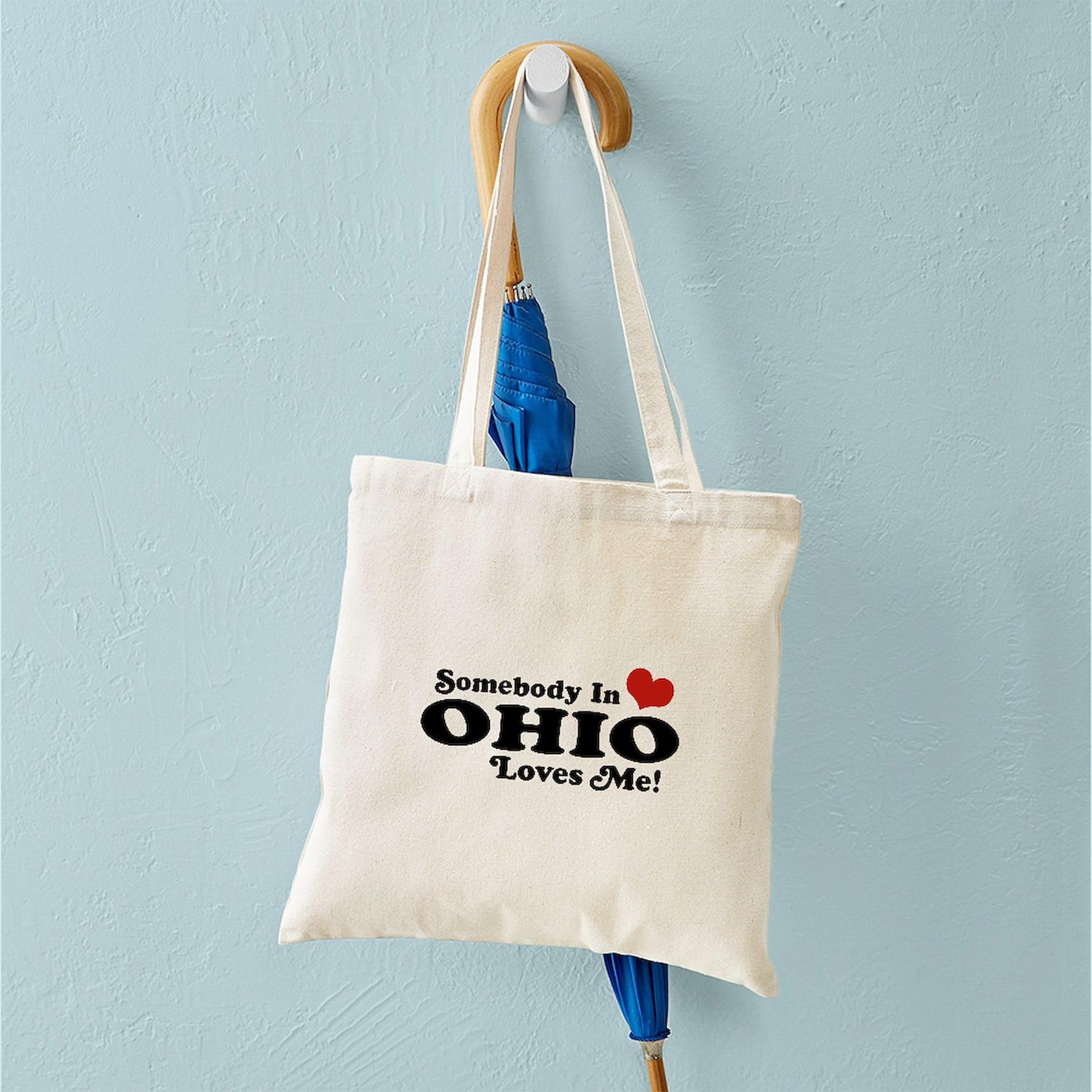 CafePress Somebody In Ohio Loves Me Tote Bag Canvas Tote Shopping Bag