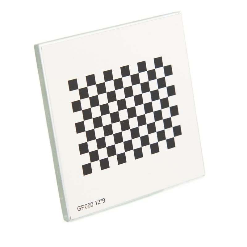 CUREOL 12x9 Float Glass Substrate Visual Optics Correction Board Checkerboard Target Plate Diffuse Reflection Opacity Square Array (Size : 50x50mm)