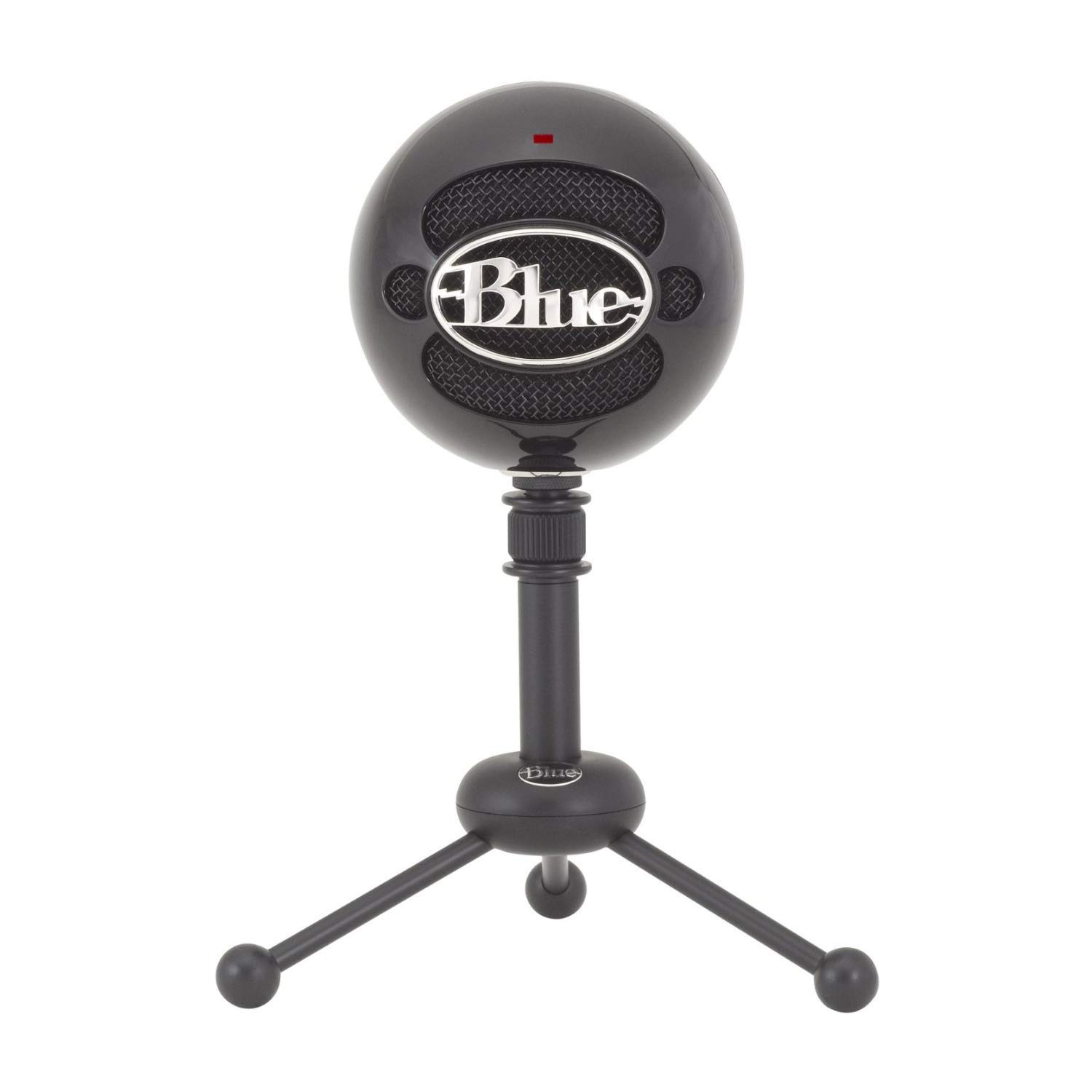 Blue Microphones Snowball USB Microphone (Gloss Black) Bundle with Snowball Shock Mount (2 Items)