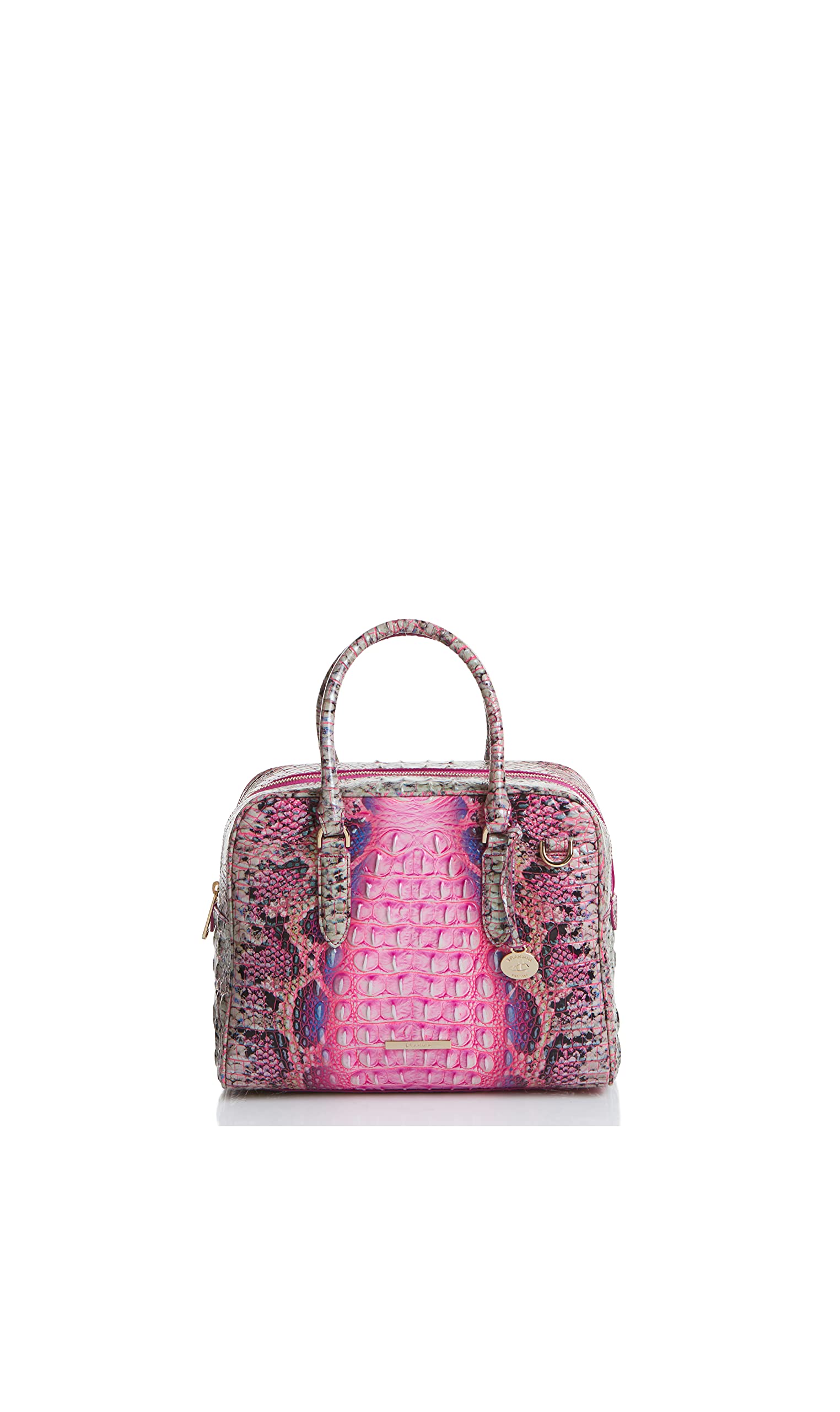 BRAHMIN Pink Cobra Ombre Melbourne Marissa