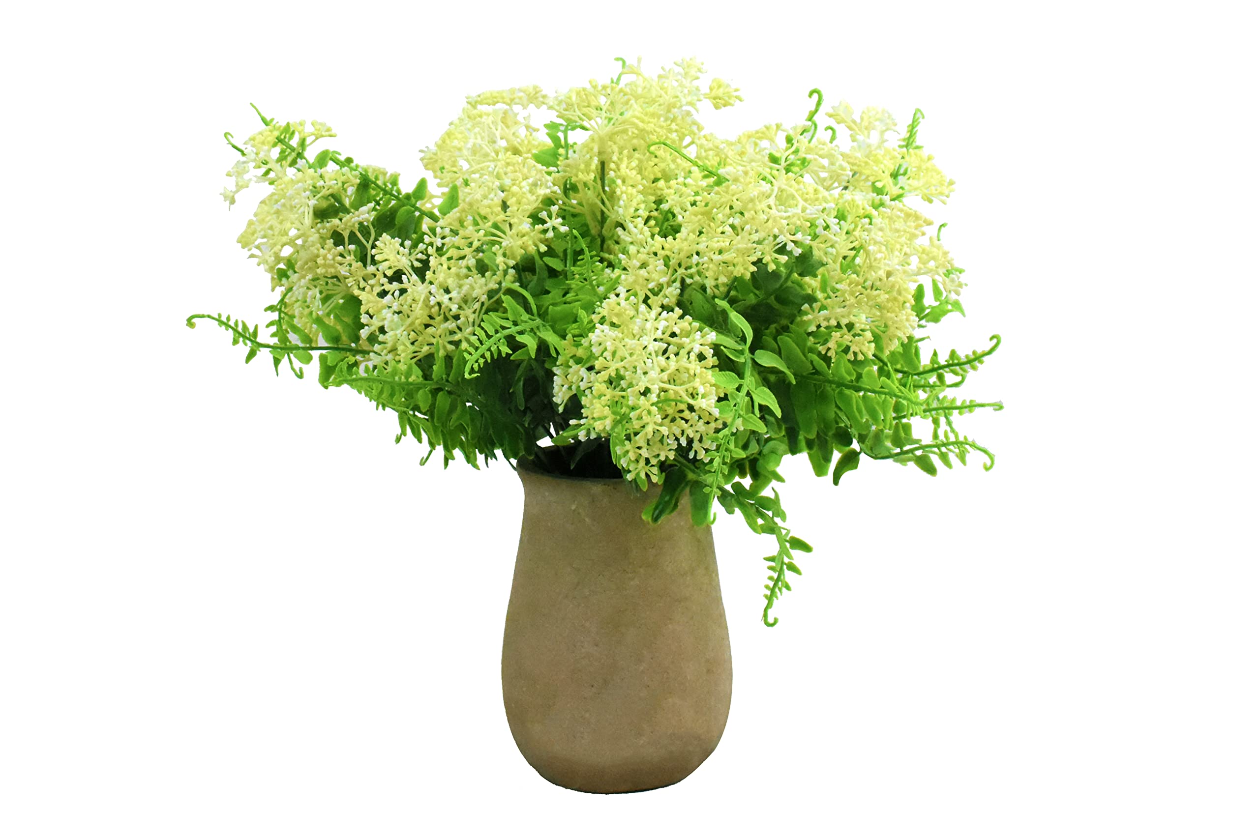 ZHVOO Artificial Plants Lavender (Pack of 6), Fake Foliage Plants Stems Faux Flowers for Home, Wedding, Garden, Farmhouse, Garden, Patio