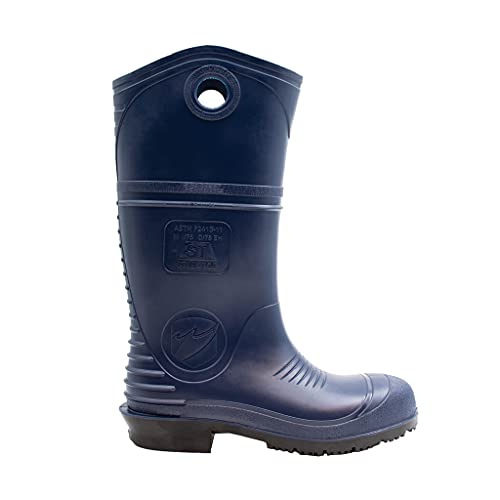 Dunlop Protective Footwear,Durapro Steel Toe, 100% Waterproof Polyblend PVC Material, Comfortable DURAPRO Energizing Insoles, Lightweight and Durable8908600.05, Size 5 US