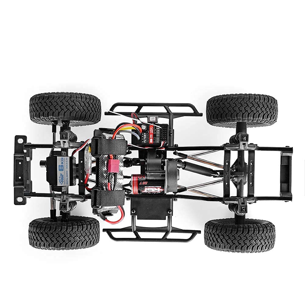 RGT RC Crawler 1:10 4wd Crawler Off Road Rock Cruiser RC-4 136100V3 4x4 Waterproof Hobby RC Car Toy (Yellow)
