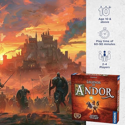 Legends of Andor Board Game | Cooperative Strategy Adventure Game By KOSMOS | Spiel Des Jahres Kennerspiel Winner