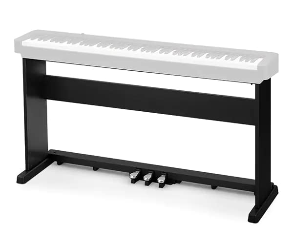 Casio CDP-S160 88-Key Compact Digital Piano - Black Bundle with CS-470P Stand with Triple Pedal System, Furniture Bench, Instructional Book, Instructional DVD, Online Lessons, and Polishing Cloth