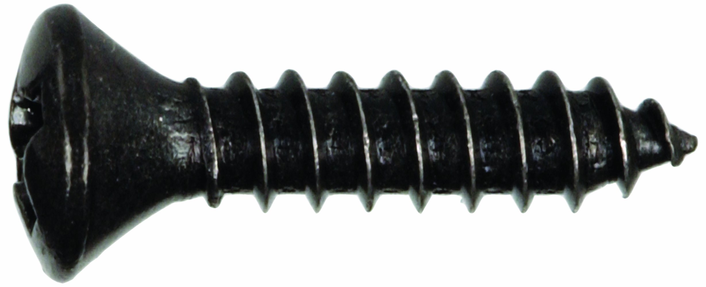 The Hillman Group 2857 8 x 1-Inch Oval Head Black Chromate Decorative Sheet Metal Screw, 30-Pack
