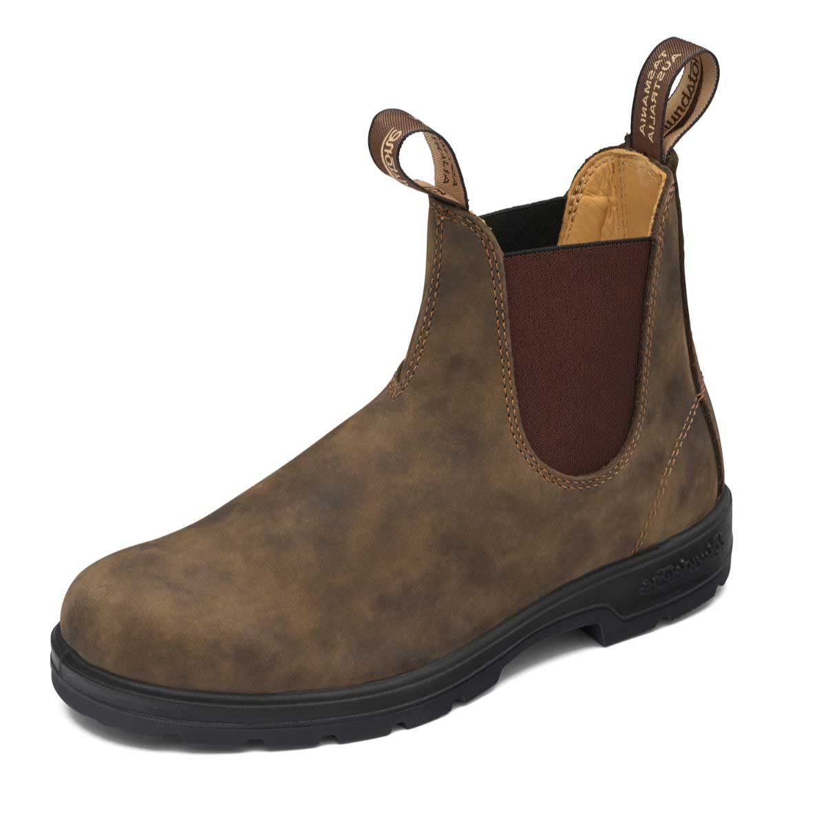 Blundstone BL585 Classic 550 Chelsea Boot Rustic Brown AU 9 (US Men's 10) Medium