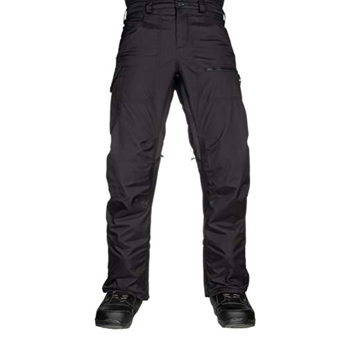 Burton Mens Covert Insulated Pant, True Black New, X-Large