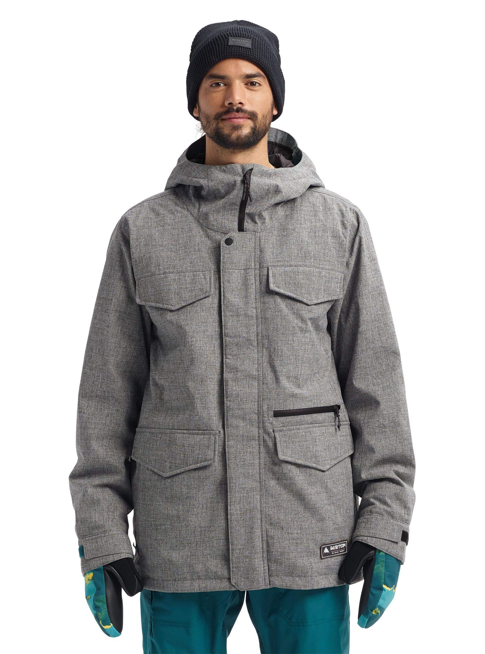 Burton Mens Covert Jacket, Bog Heather New, Large
