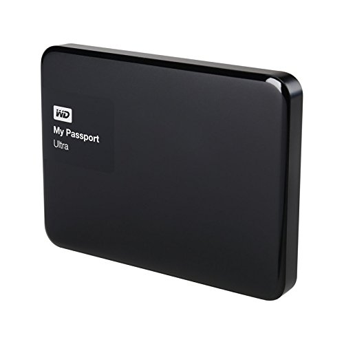 WD 1TB Black My Passport Ultra Portable External Hard Drive - USB 3.0 - WDBGPU0010BBK-NESN