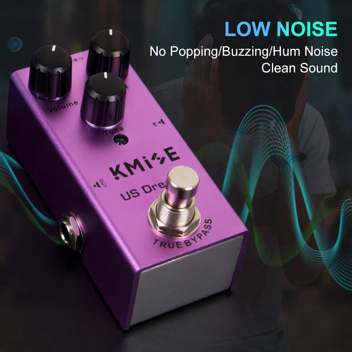 Kmise US Dream Electric Guitar Effects Pedal Mini Single Type DC 9V True Bypass