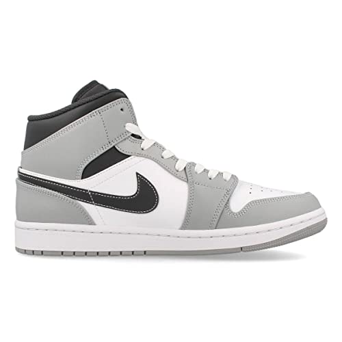 Jordan Mens Air 1 Mid 554724 078 Light Smoke Grey 2.0 - Size 10