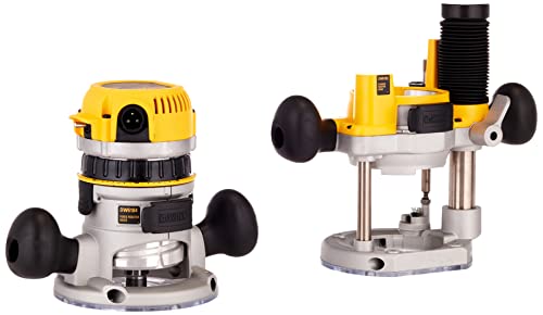 DEWALT Router, Fixed/Plunge Base Combo Kit, 11-Amp, 1-3/4 HP, (DW616PK)
