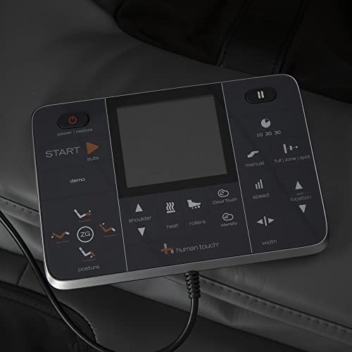 Human Touch WholeBody Rove Massage Chair β S & L Track, Full-Body Stretch Massage with Foot and Calf, Wellness Programs, Dual Lumbar Heat - Tablet Remote and Wireless Charger β 5 Year Warranty β MOON