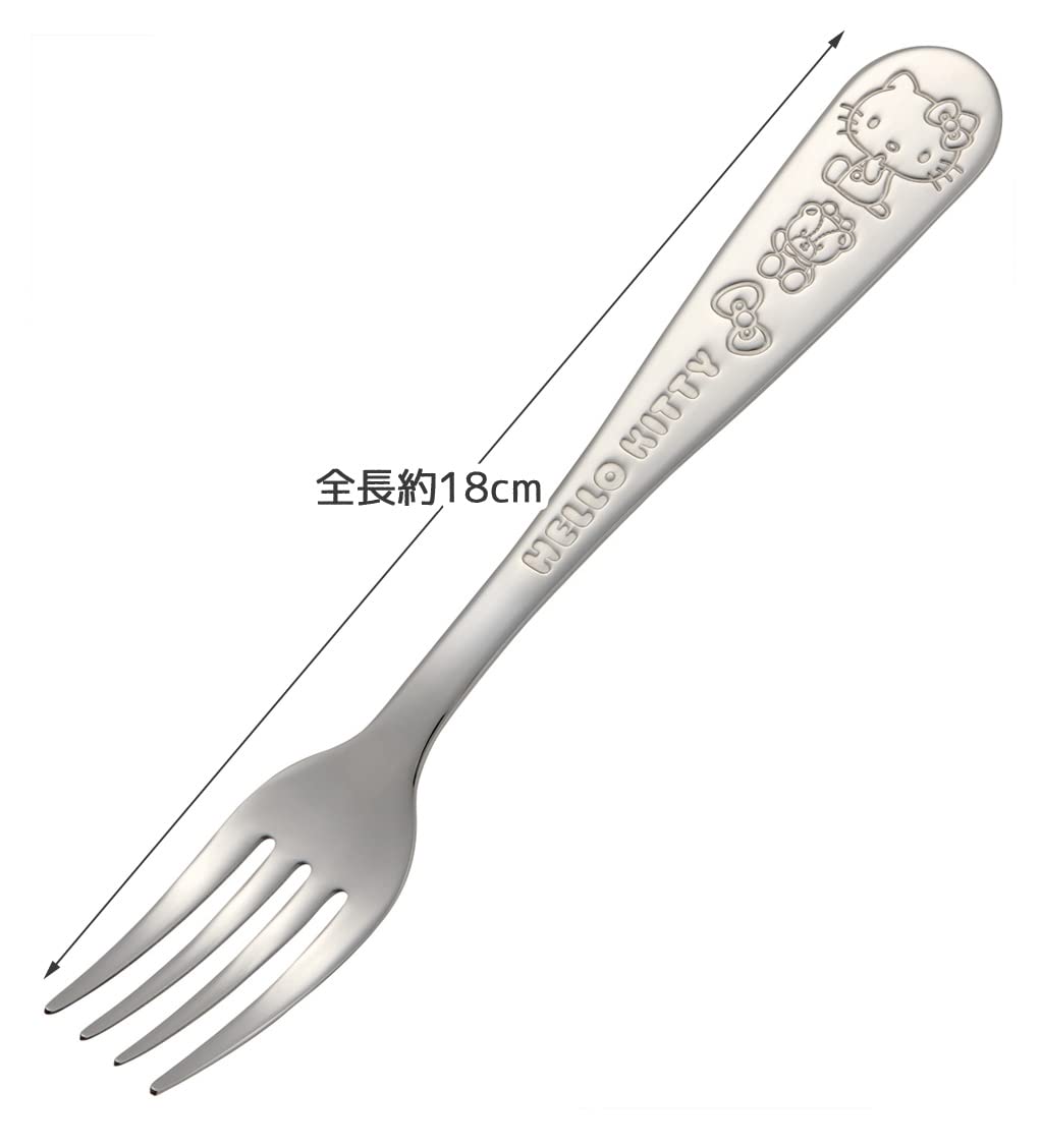 Skater FS1C-A Sanrio Stainless Steel Fork for Adults Engraved Hello Kitty