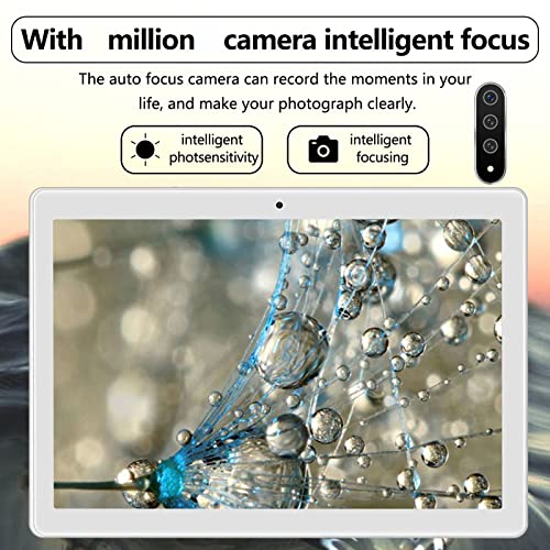 CQCYD Upgraded 10.1 inch Tablet Computer 2+16G 10 Core Android Tablet Ultra-Thin High-Definition Screen Learning Game Video Office Tablet Supports SIM Communication Function