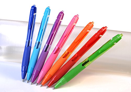 uni-ball Jetstream SXN-150C Sport Colour Pen - Purple, Pack of 10