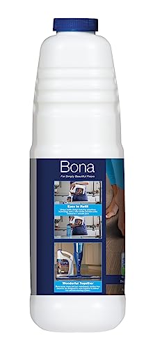 Bona Hardwood Floor Cleaner Refill - 64 fl oz - Unscented - Refill for Bona Spray Mops and Spray Bottles - Residue-Free Floor Cleaning Solution for Hardwood Floors
