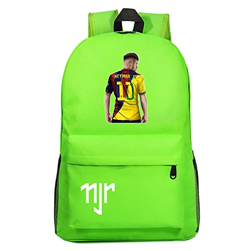 Duuloon Teens Neymar JR Student Bookbag Casual Football Fans Knapsack Classic Canvas Daypacksk for Hiking,Travel