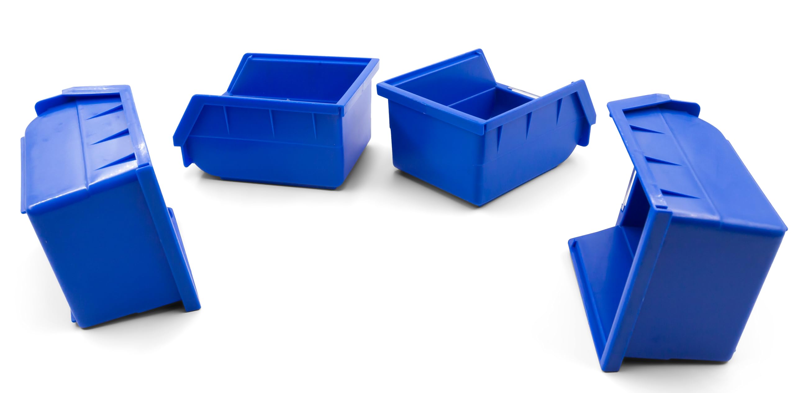 DJC Supply Heavy Duty Storage Bin Set & Steel Panel for Hanging Bin, Bench Mountable Steel Rolled Panel, 15 Bins included, Great for organzing Tools, Parts, and More. (20"X13" Bench Panel Set)