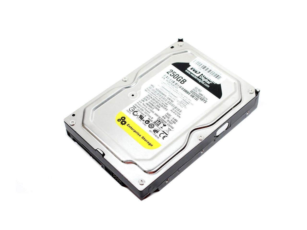 WD2502ABYS-02B7A0, DCM HHNNHT2AGB, Western Digital 250GB SATA 3.5 Hard Drive