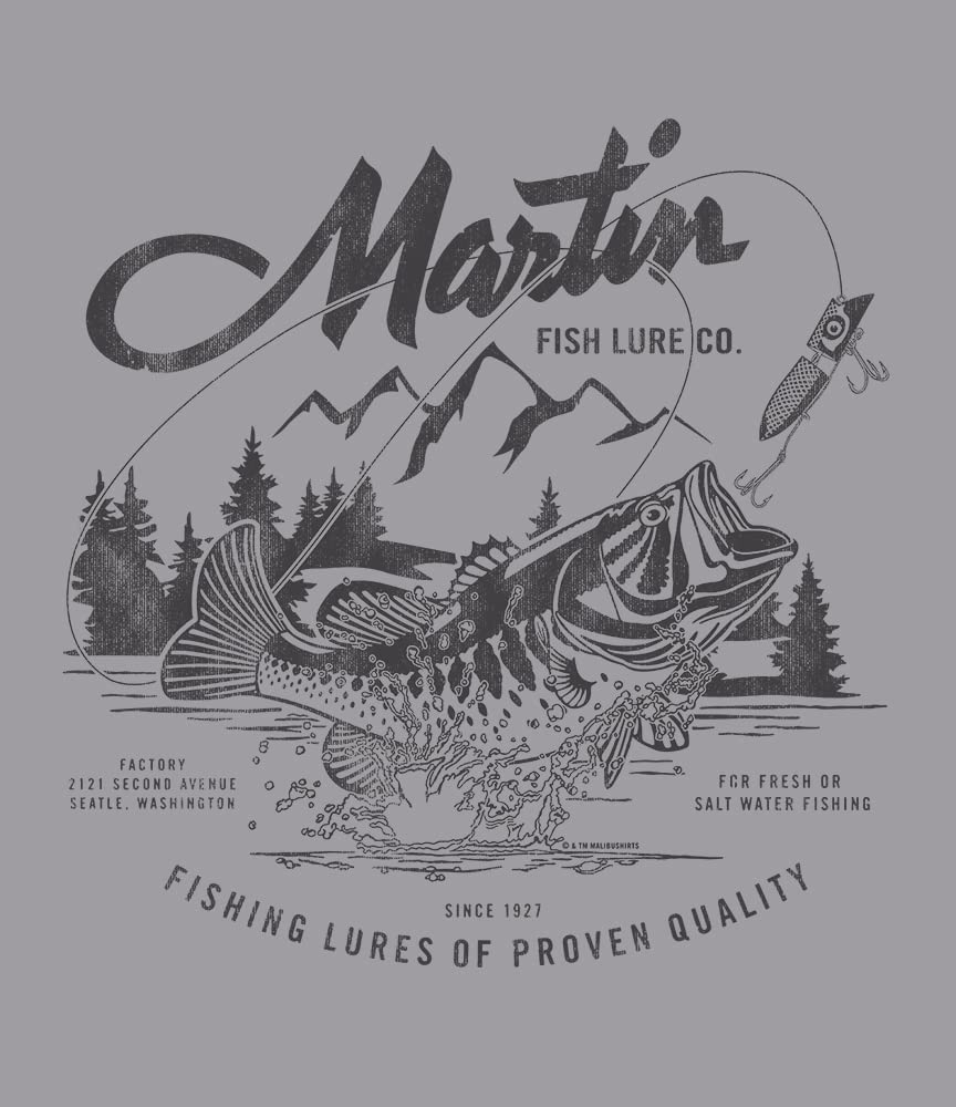 Big Mouth Martin T-Shirt (Medium) Dark Grey
