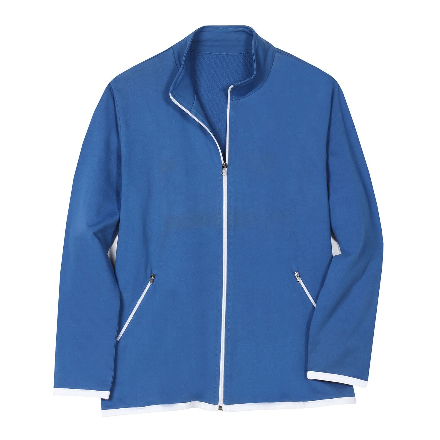 CATALOG CLASSICS Womens Sweat Suits 2 Piece Set Jogger Track Suits for Women Set, Royal, Large