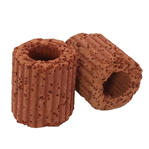 DGHAOP 10pcs Water Plants Cultivation Fixed Ring Base 25mm Aquatic Water Plant Fixed Ring for Aquarium Landscape Ceramic Plant Pot